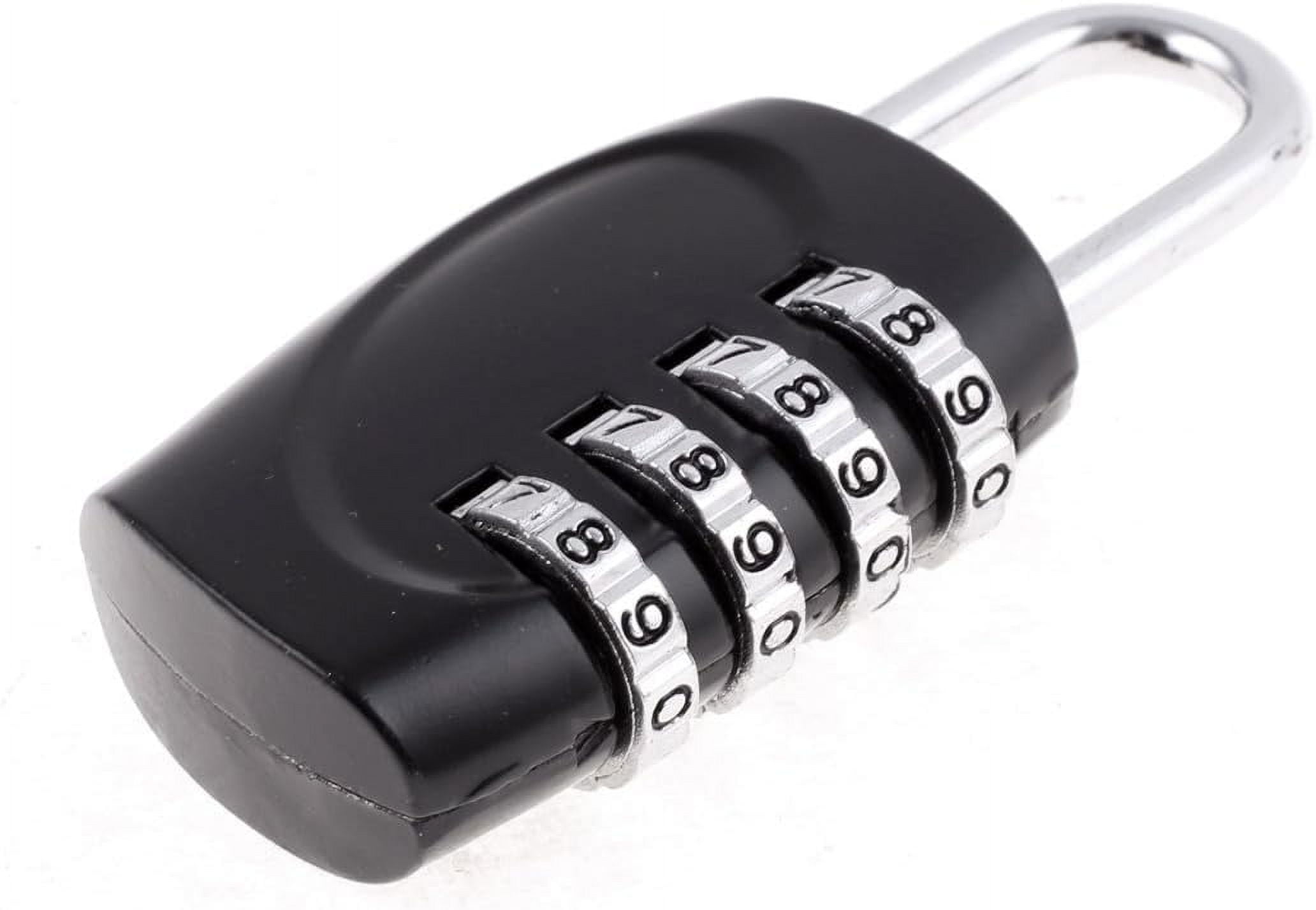 Jewelry Luggage Padlocks & Hasps Boxes 4 Digit 0-9 Number Resettable ...