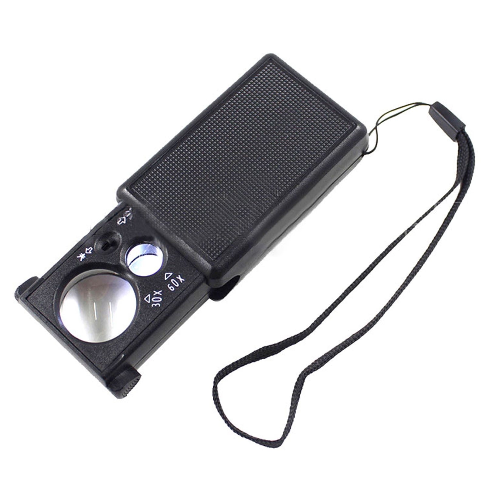 Jewelry Magnifier 30X 60X LED UV Light Magnifying Glass for Rock Coin ...