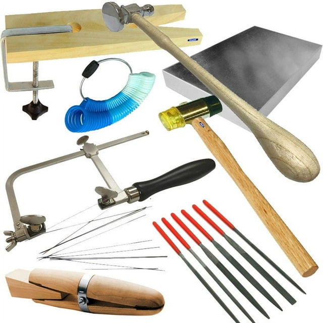 Jewelry Making Kit Basic Tool Jewelers Set - Hammers Saw Frame Files ...