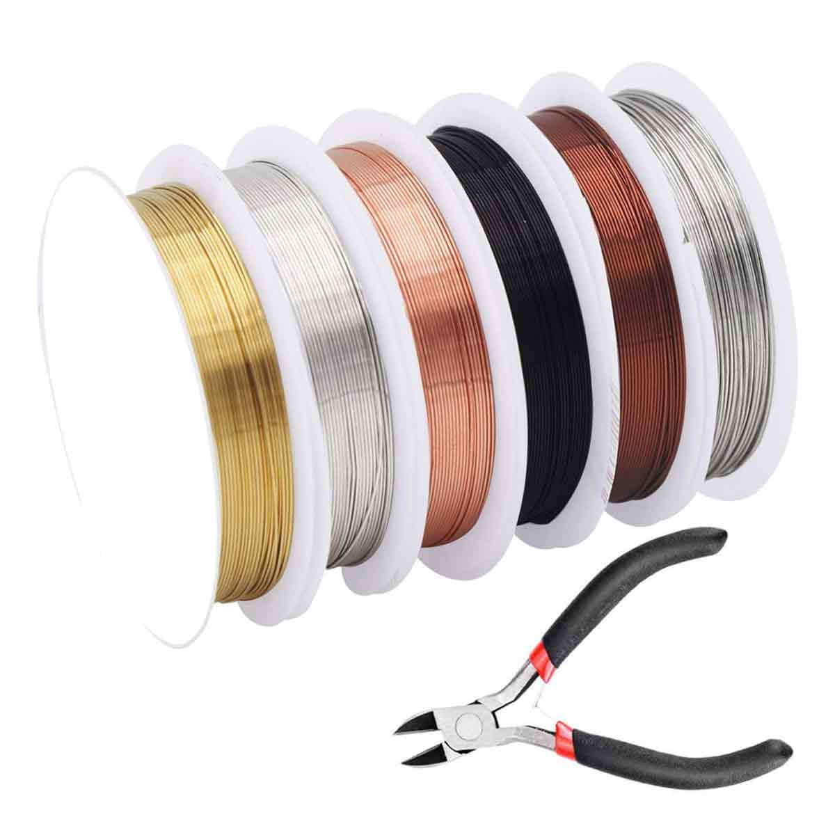 Jewelry Making Supplies, Bendable Metal Craft Wire, Tarnish Resistant ...