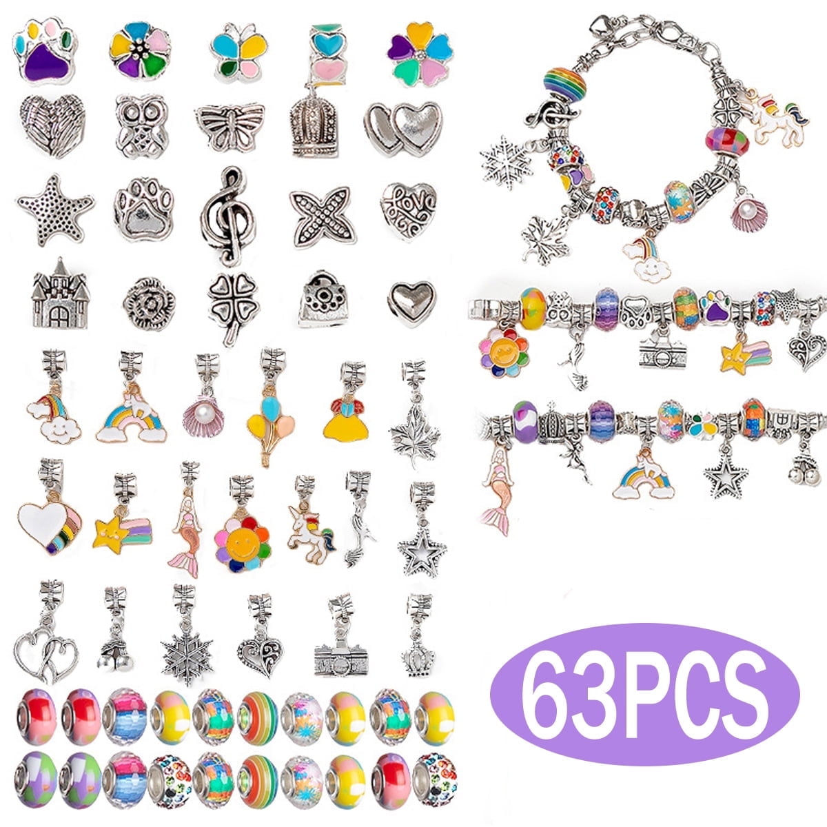 Walmart Jewelry Maker Kit: DIY Bead Bracelet Set for Kids and Teen ...