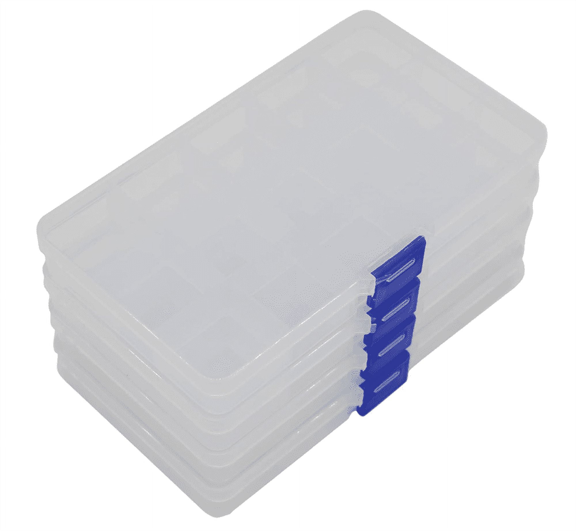 Jewelry Organizer(4 Pack), SMALL Plastic Jewelry Box(15 grids) with ...