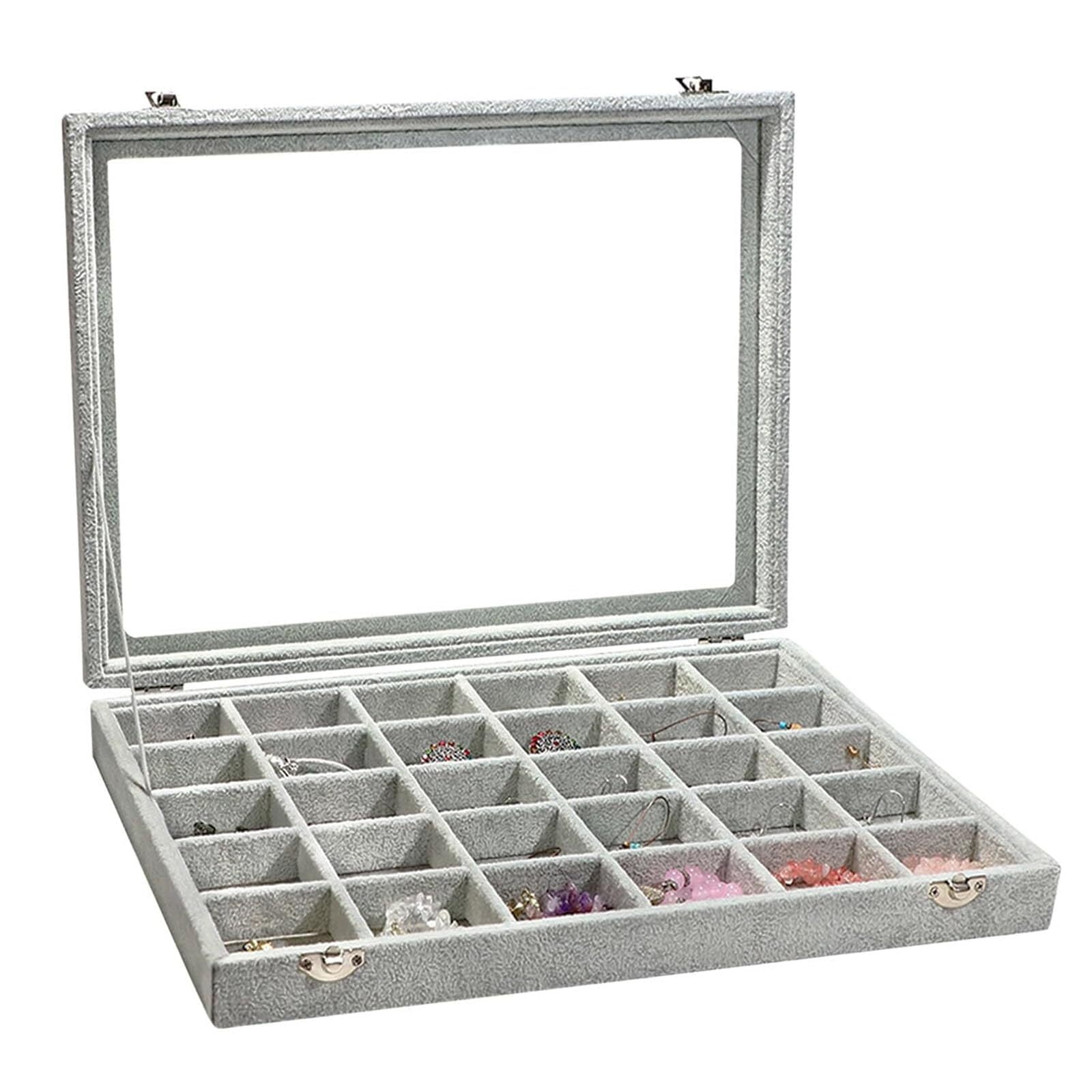 Jewelry Organizer Bracelet Organizer Storage Box 12 Grid Stackable ...