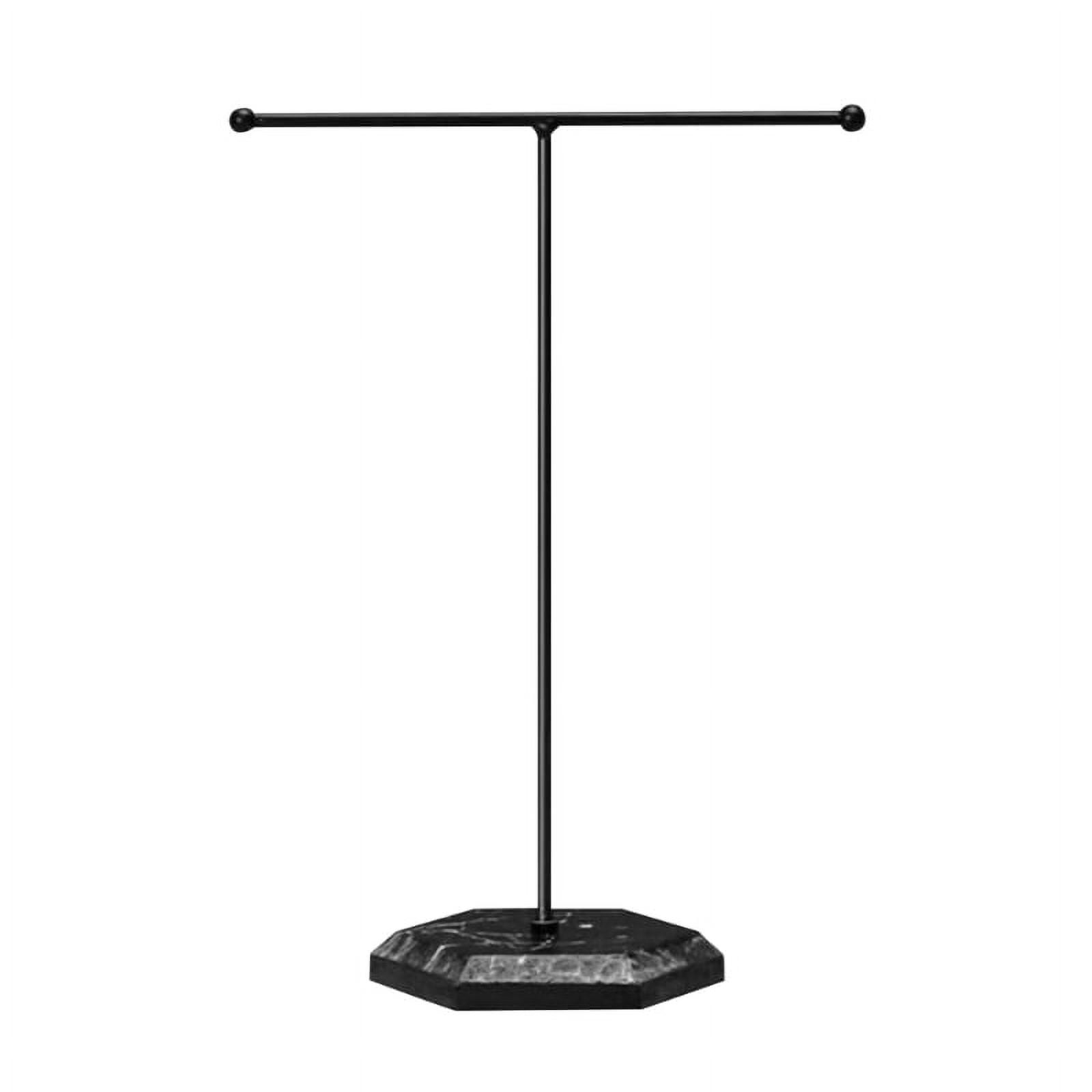 Jewelry Organizer T Shape Necklace Display Stand Tabletop Jewelry Tower ...