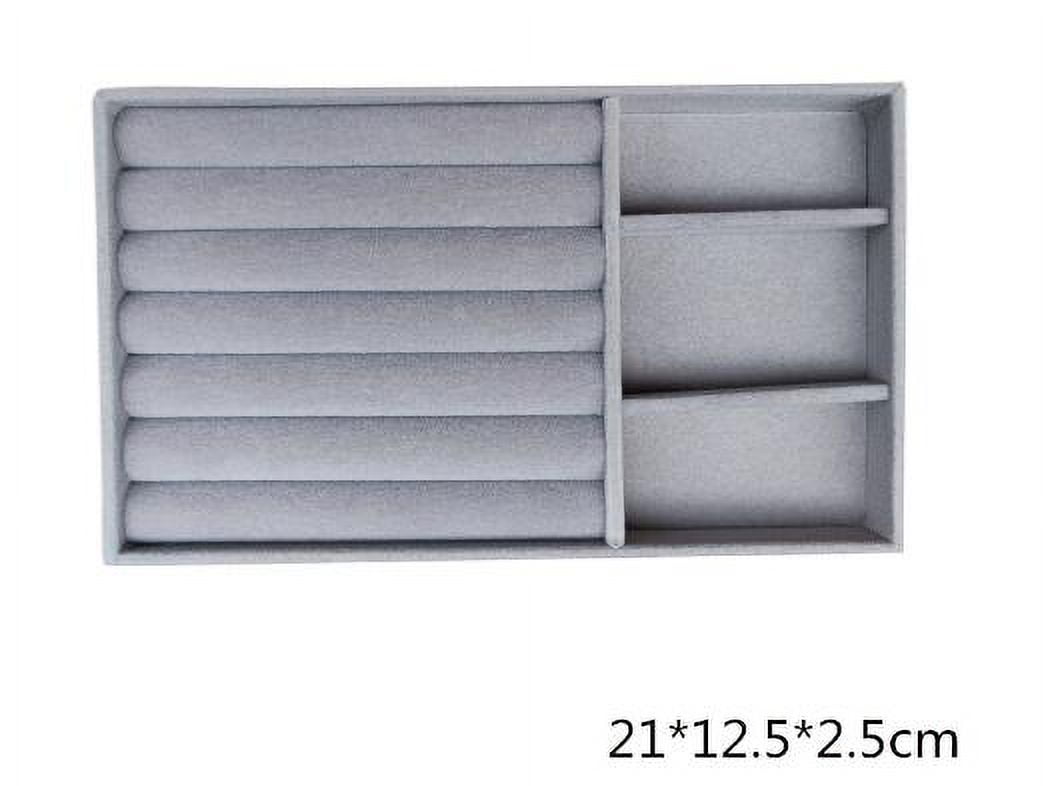 Jewelry Organizer Tray Drawer Inserts Stackable Jewelry Display Case ...