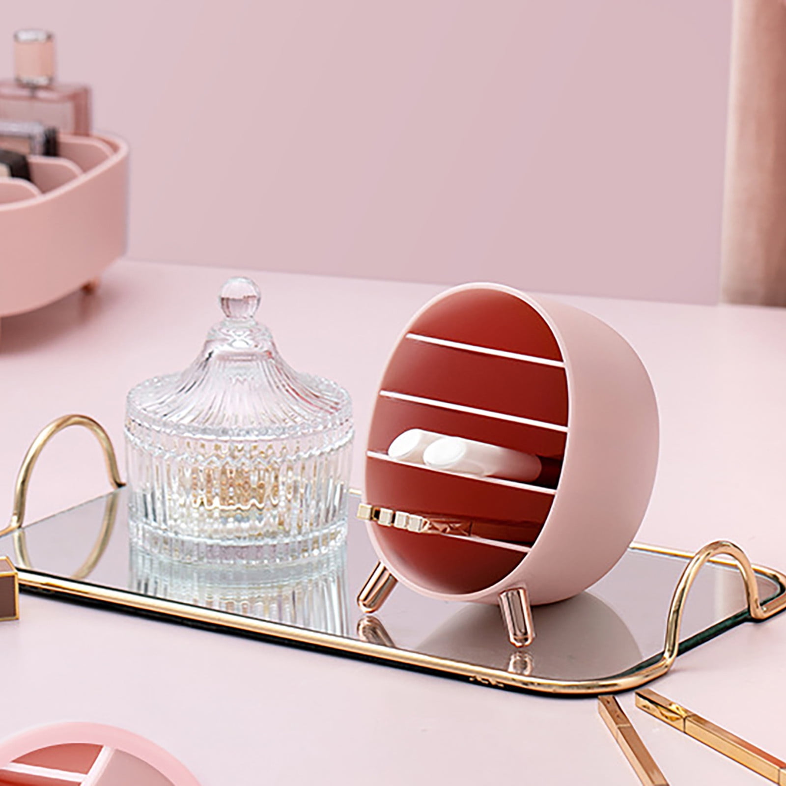 Jewelry Organizers and Storage Makeup Organizer, Compact Desktop ...