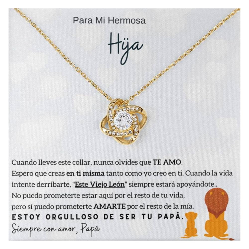 Jewelry Para Mi Hermosa Hija, Regalo Para Hija, Mensaje Significativo Para Hija, Daughter ...