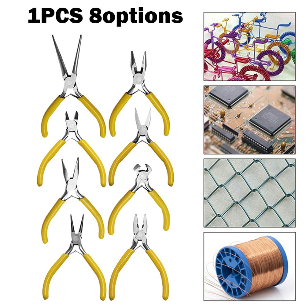 Jewelry Pliers Tools & Equipment Kit Long Needle Round Nose Cutting ...