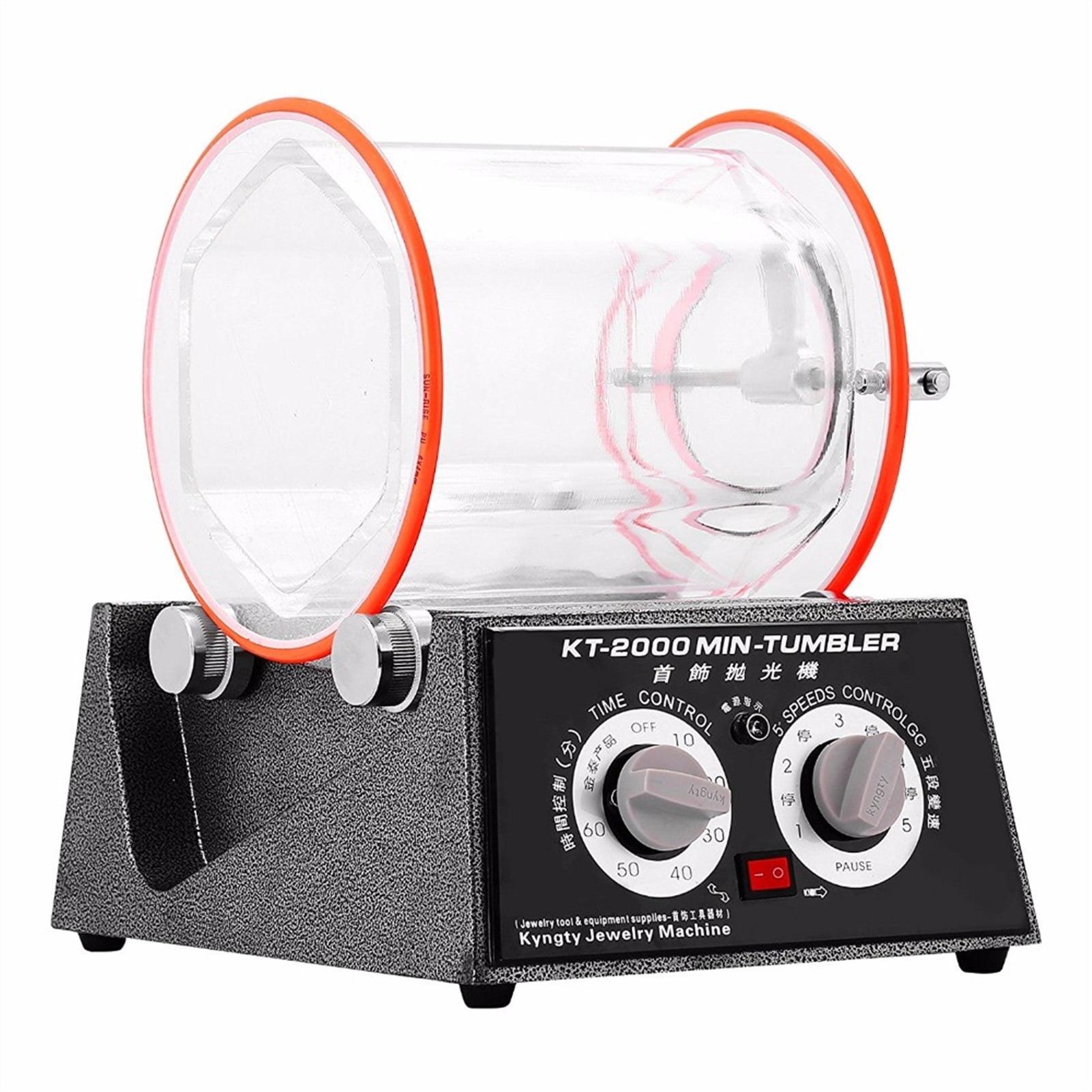 Jewelry Polishing Kit KT-2000 Drum Polishing Machine Jewelry Deburring Fixed File Fpeed And ...