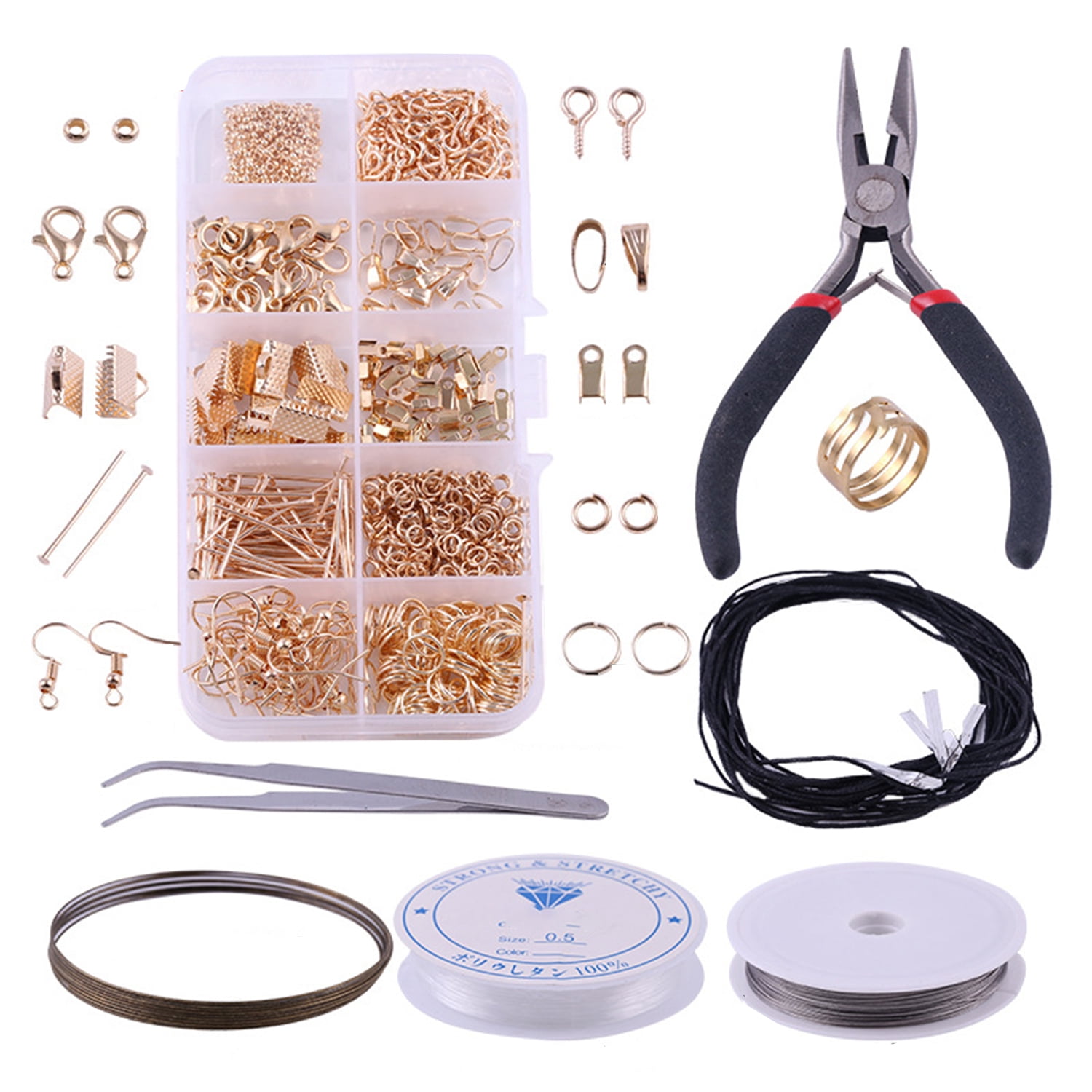 Jewelry Repair Kit with Jewelry Pliers, GoXteam Jewelry Making Tools ...