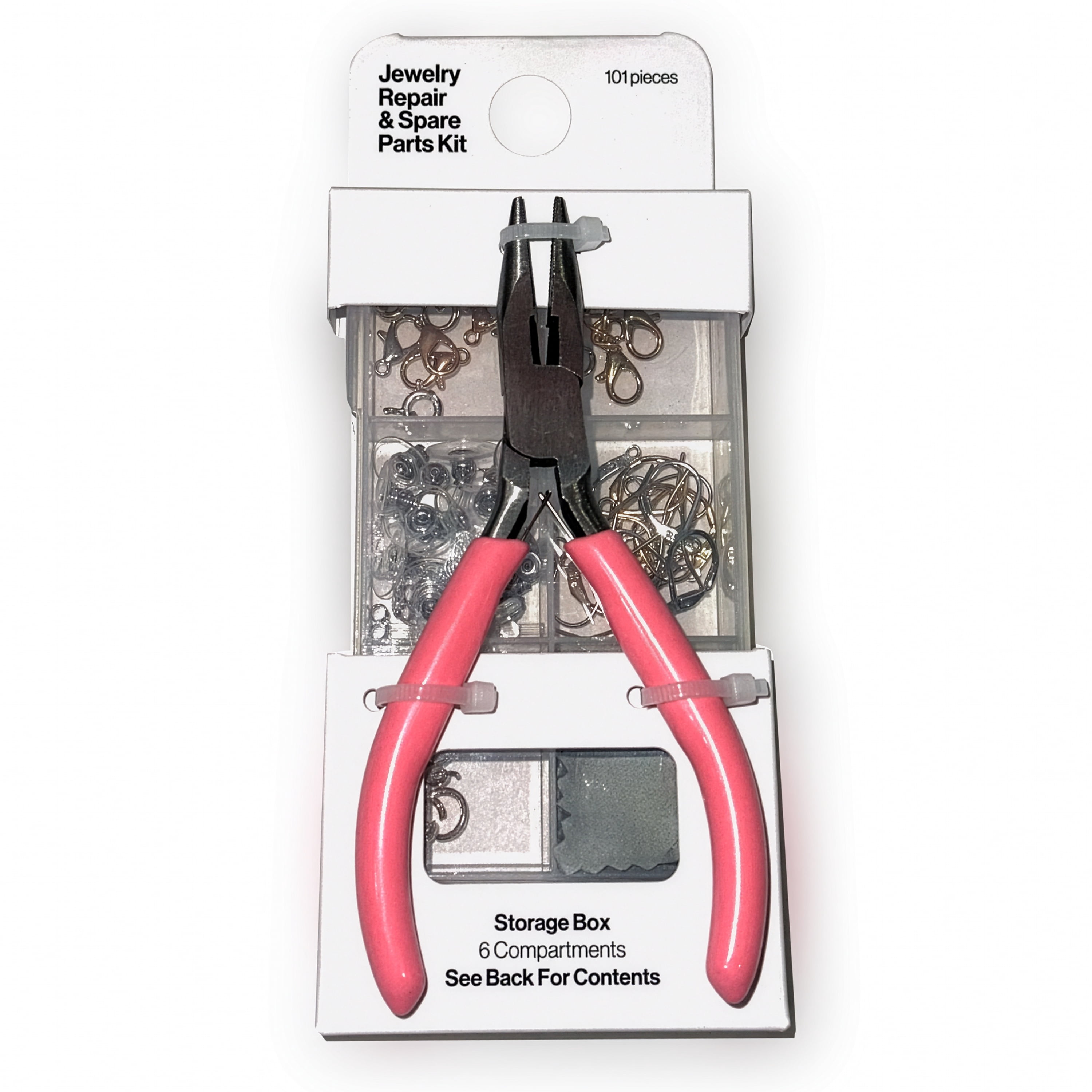Essentials Jewelry Repair & Spare Parts Kit with Components - Walmart.com