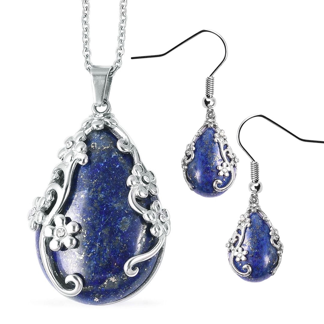 Shop LC Jewelry Set for Women - Floral Gemstone Necklace & Earring Sets ...