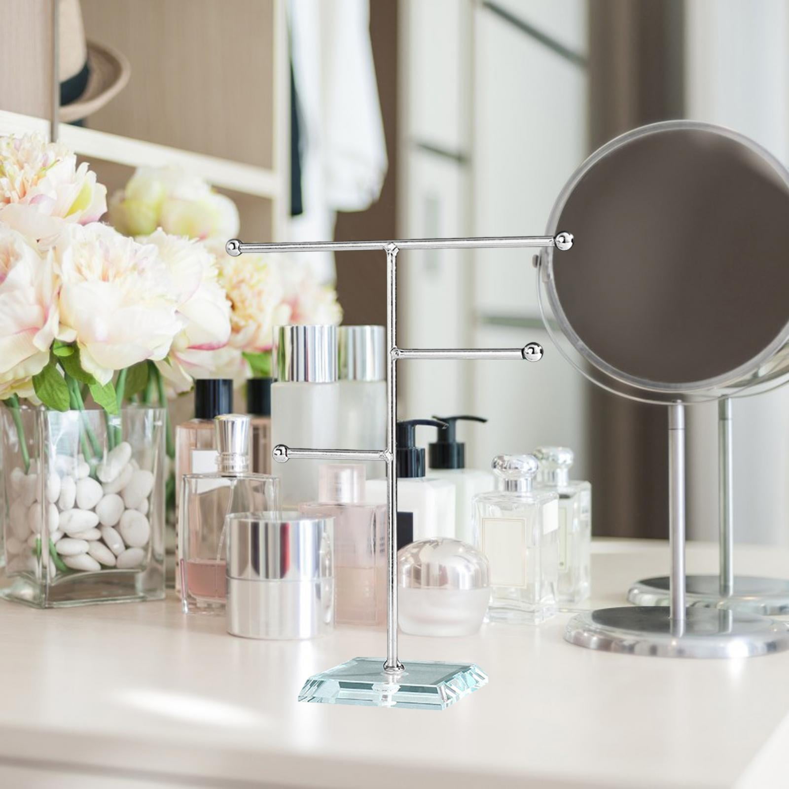 Jewelry Shelf, Tabletop Jewelry Organizer, Exquisite Metal Ear Display ...