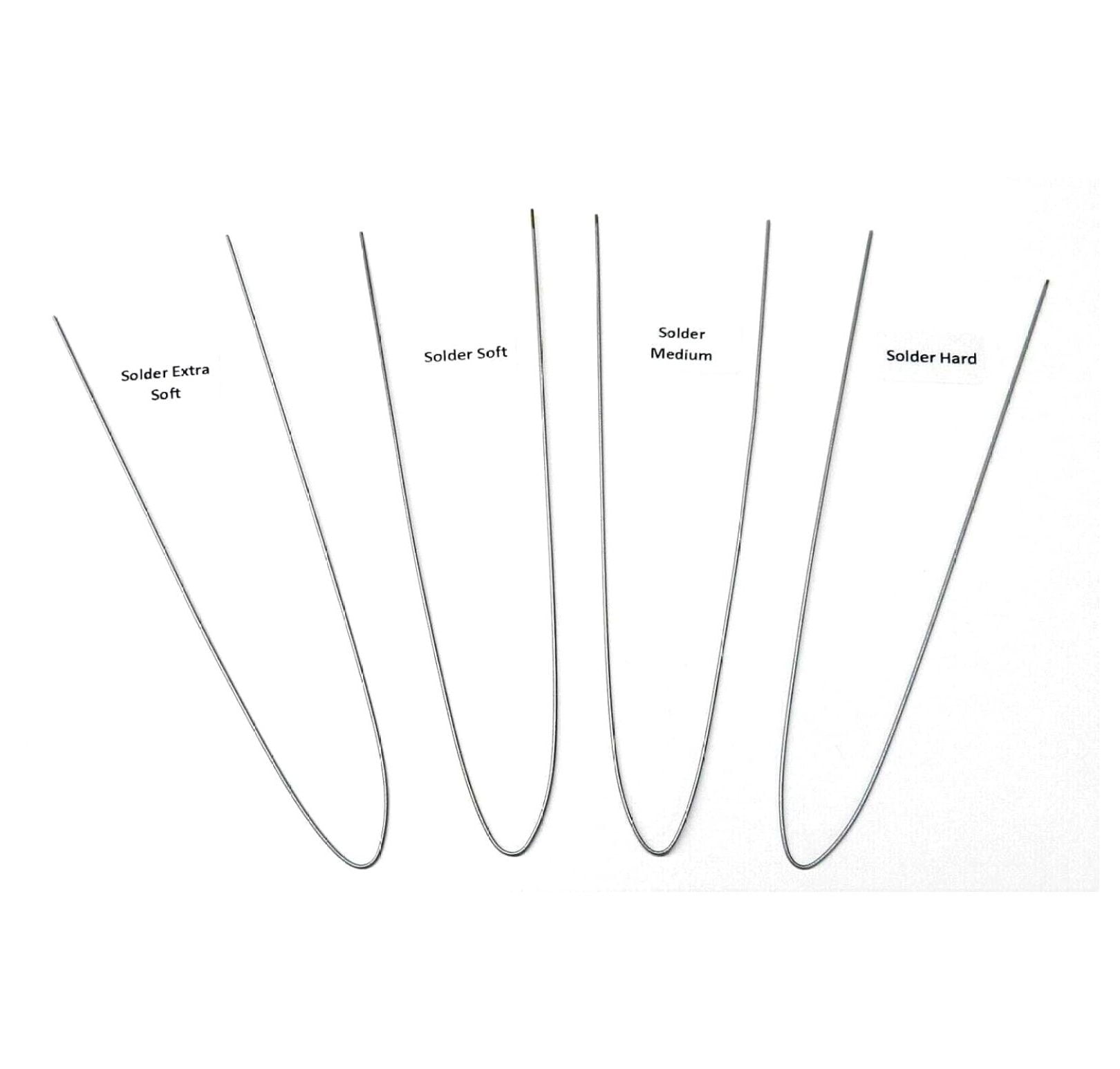 Jewelry Silver Solder Wire Assorted 4 Types Easy Soft, Soft, Medium ...