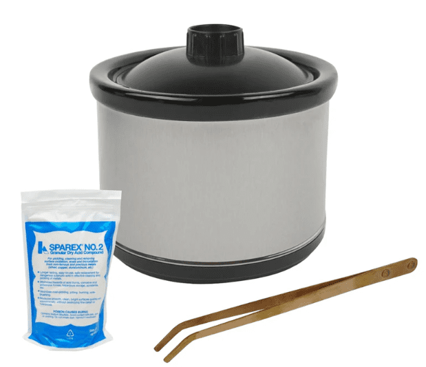 Jewelry Soldering Kit with Pickle Pot, 10 Oz Sparex Compound, & Copper ...