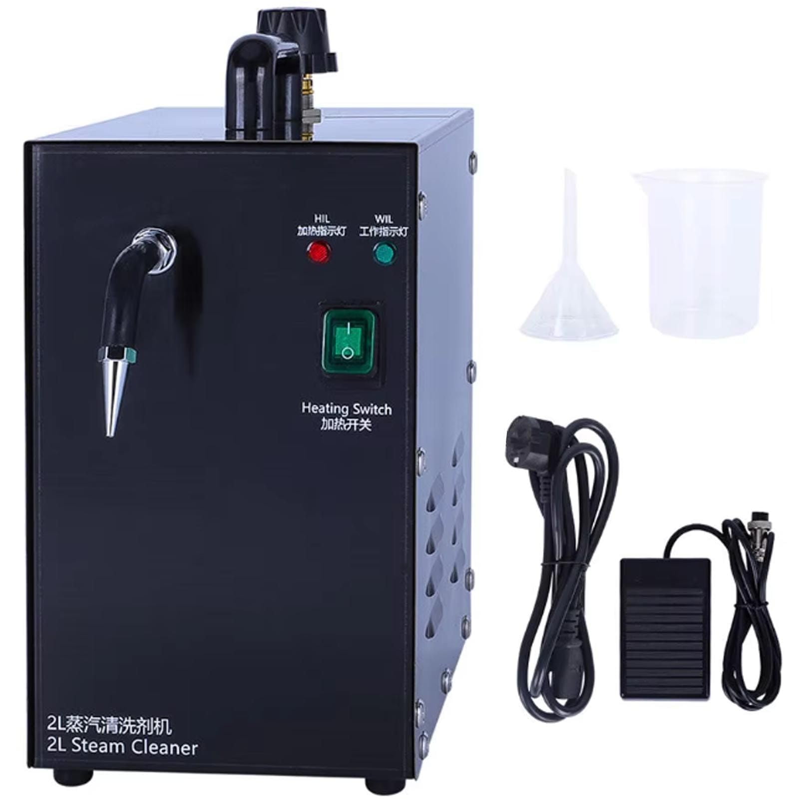 Jewelry Steam Cleaner,1300w Stainless Steel Jewelry Washer with Foot ...