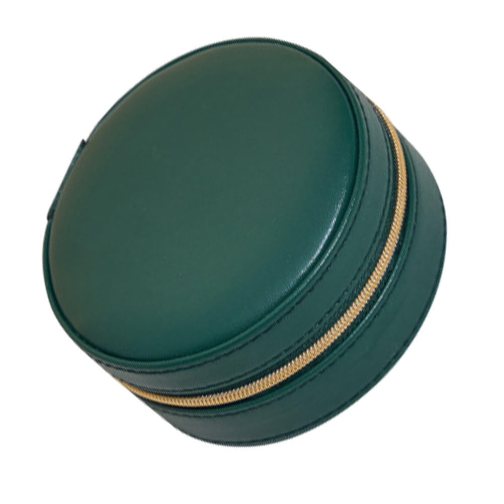 Jewelry Storage Box Boxes Necklace Case Round Shape Small Shelf Earring ...