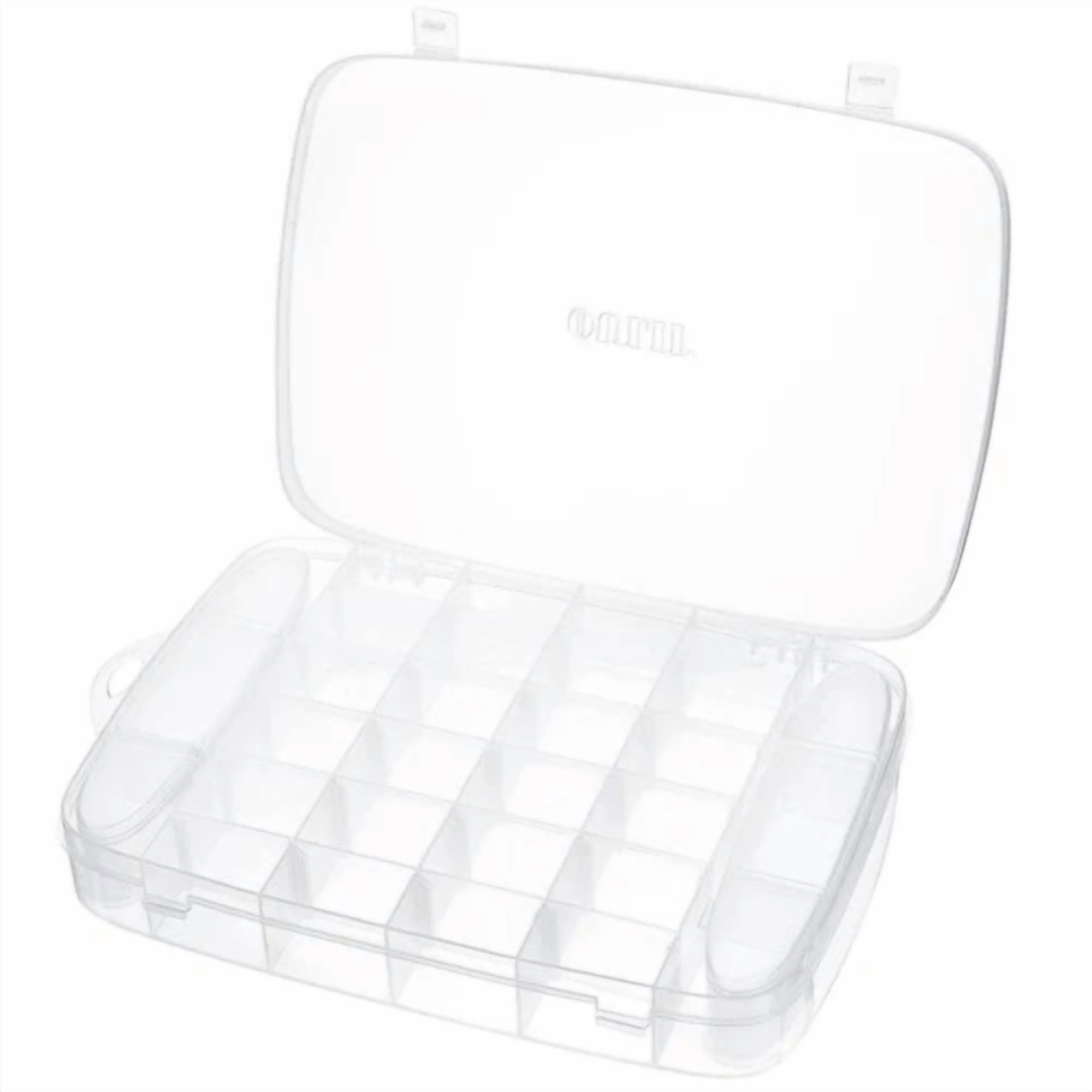 Jewelry Storage Box Plastic Compartment Organizer Divided Compartments ...
