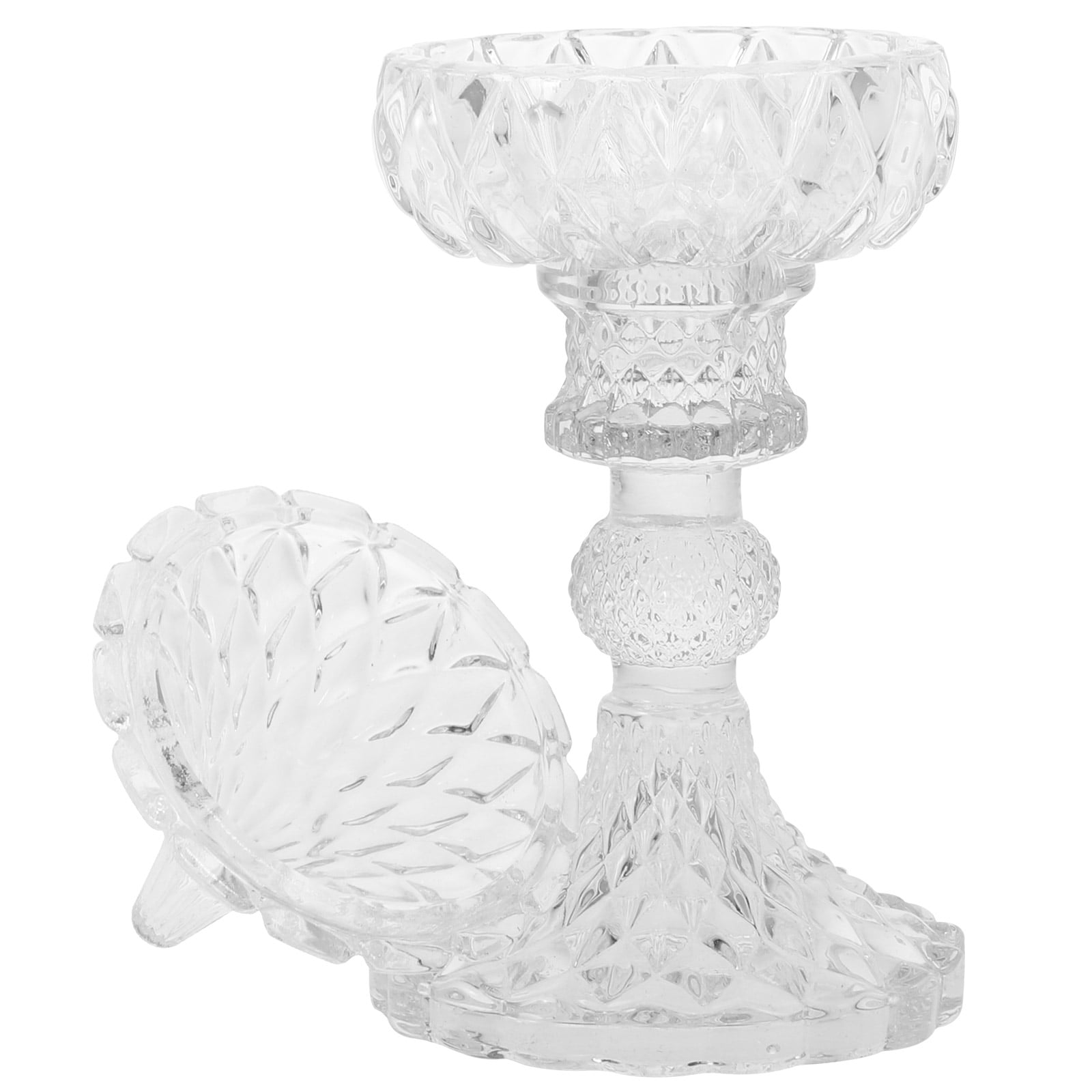 Jewelry Storage Jar Candy Canister Jars Glass Table Centerpiece Fruit ...