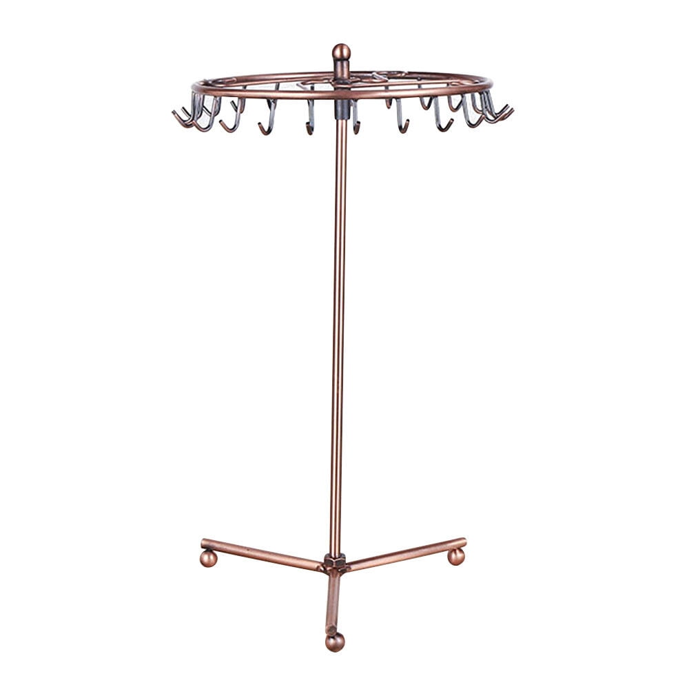 Jewelry Tree Rotating Ring Display Holder Organizer Necklace Stand Rack ...