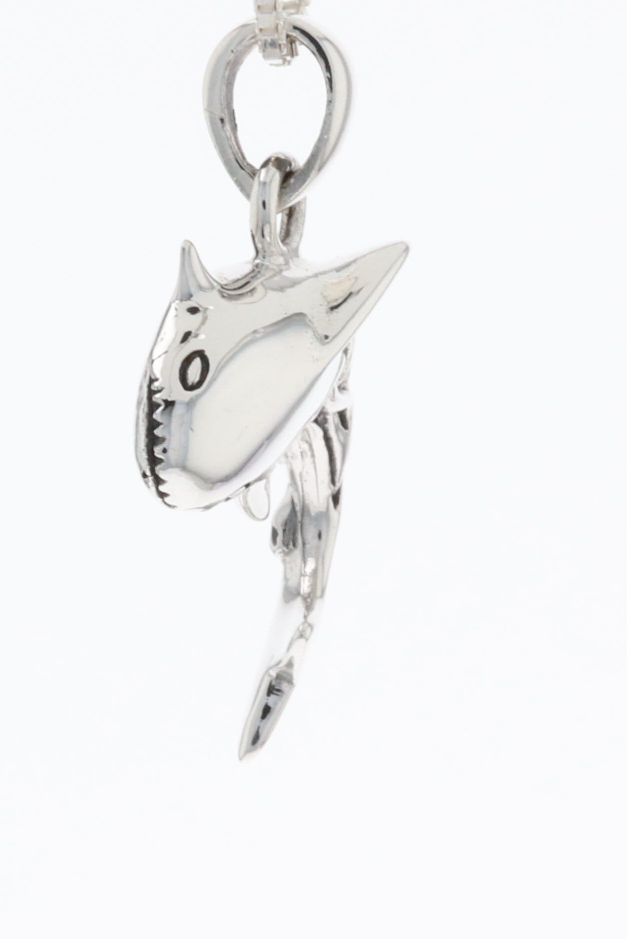 Jewelry Trends Sterling Silver Shark Pendant with Celtic Knot Work on ...