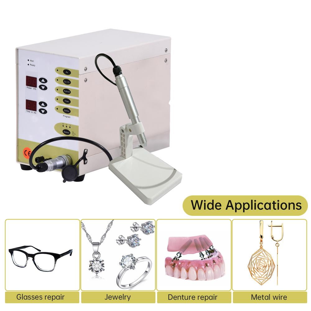 Jewelry Welding Machine, 100A Pulse Jewelry Arc Welder, Permanent ...