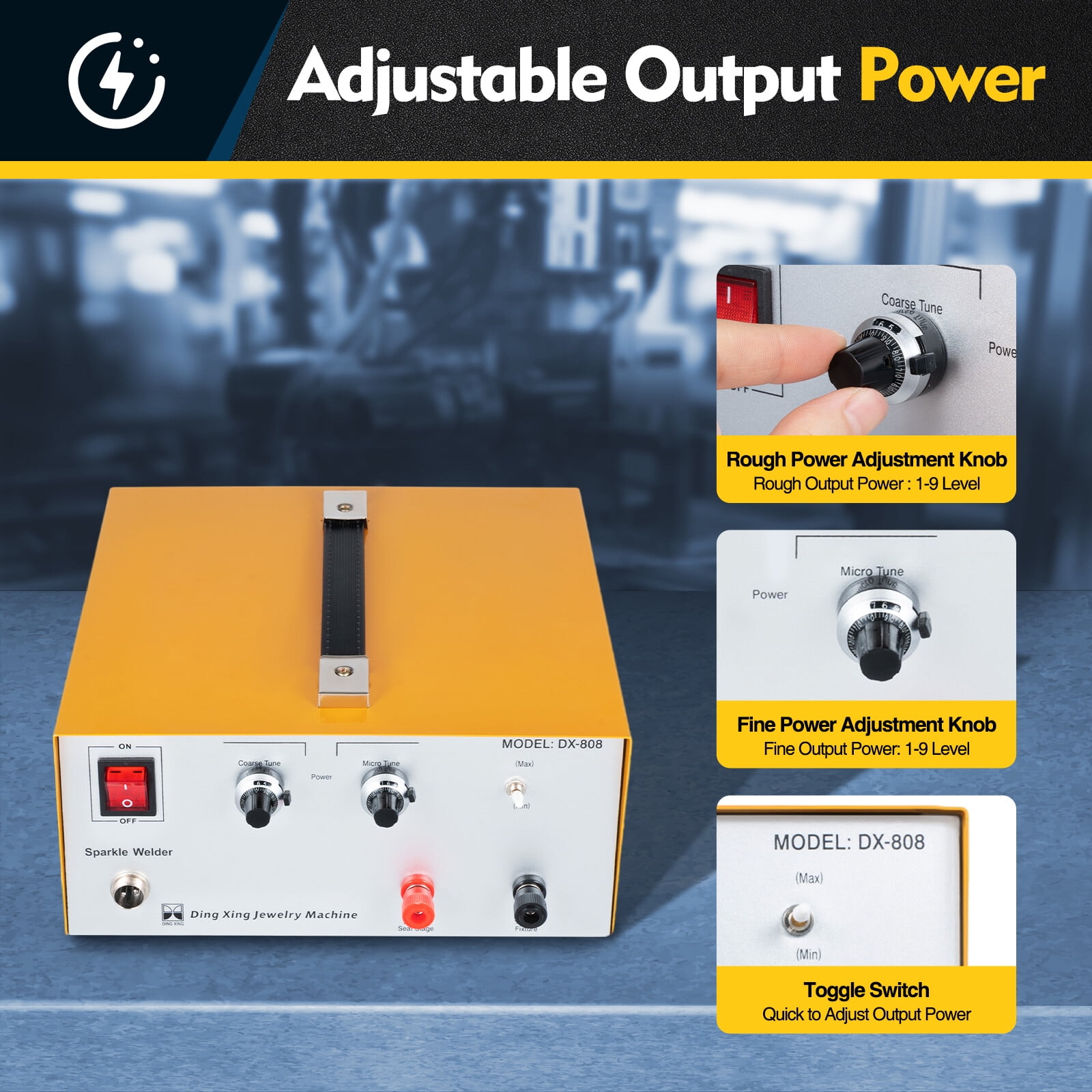 Jewelry Welding Pulse Spot Welder Electric Soldering Machine for Rapid ...