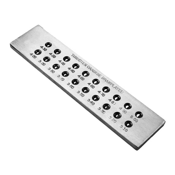 Jewelry Wire Drawing Tool Steel Wire Drawplate Wire Drawing Plate Steel ...