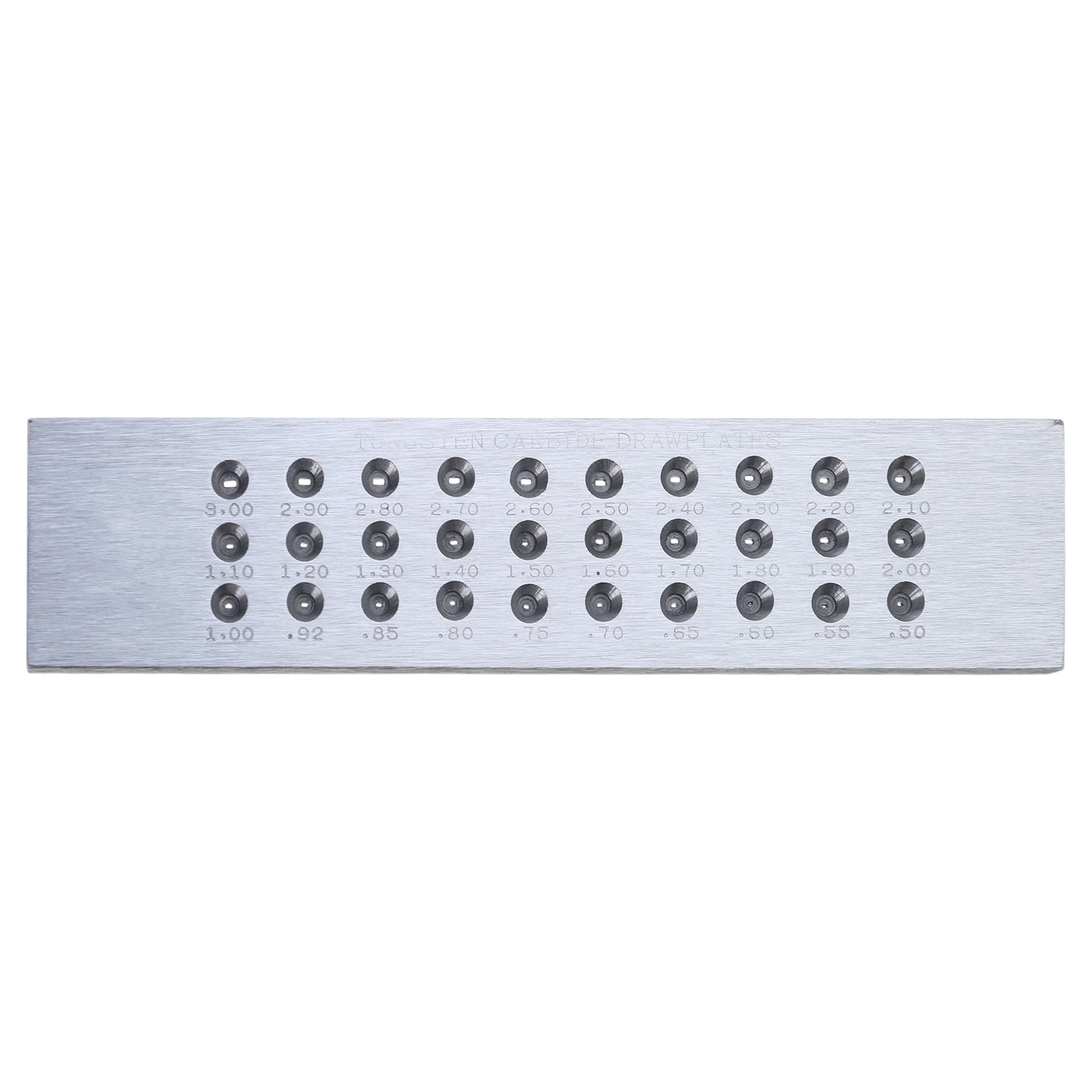 Jewelry Wire Drawplate Steel Tool Wire Shaping Tool Round Wire Shaping ...