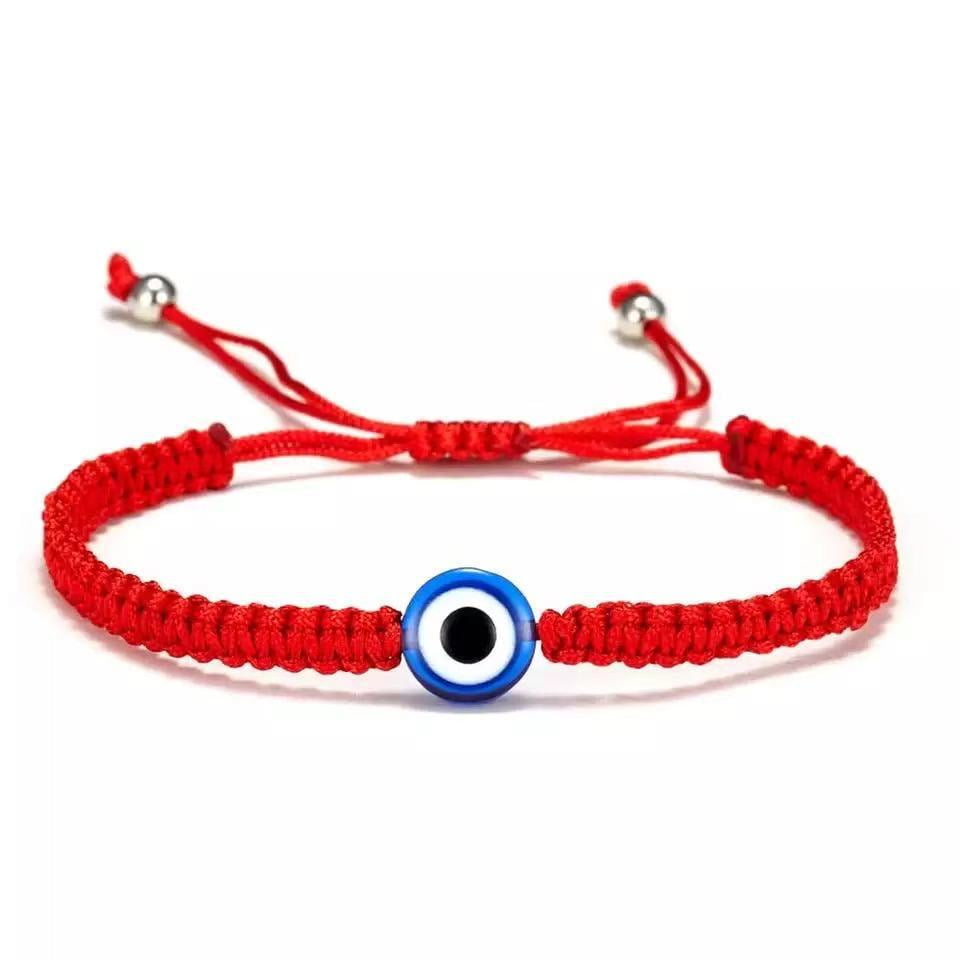 Jewelry evil eye red rope hand-woven can Jujube Red - Walmart.com