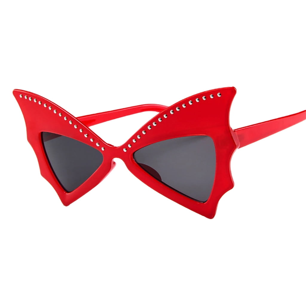 Jewelry for Graduation Prom Night Party Big Frame Bat Sunglasses ...