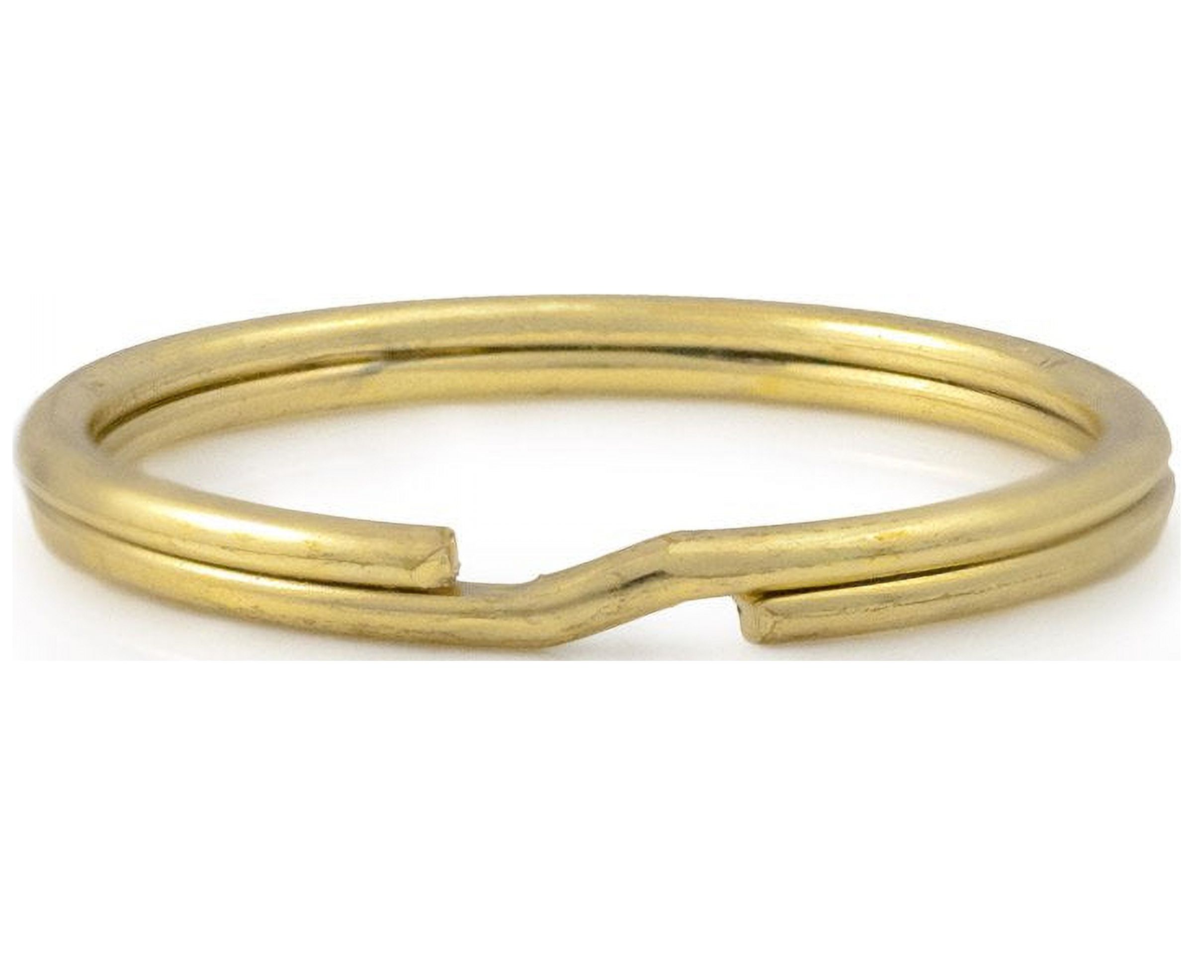 JewelrySupply Gold Color Key Rings 32mm Split Ring (Package of 10 ...