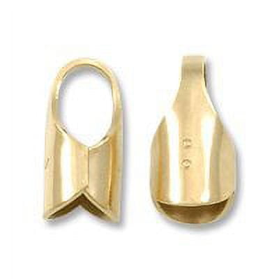 JewelrySupply Gold Filled End Cap - 1.5mm (1-Pc) - Walmart.com