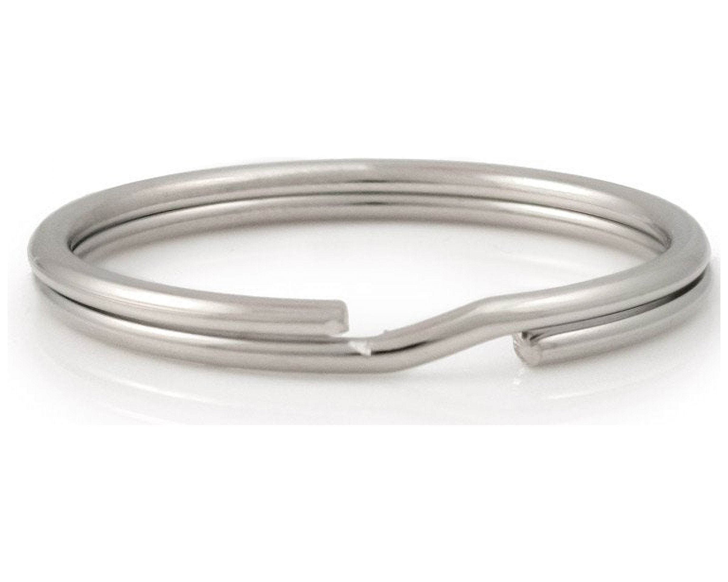 JewelrySupply Key Rings 32mm Split Ring Silver Color (Package of 10) - Walmart.com