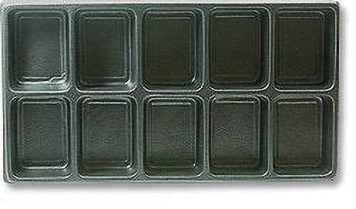 JewelrySupply Plastic Tray Standard Size 2x5 Black - Walmart.com