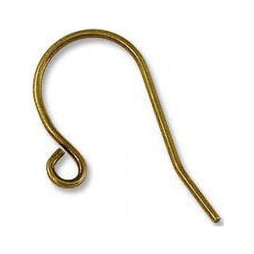 JewelrySupply Shepherds Hook DIY Earring Wires Antique Brass Plated ...