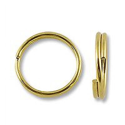JewelrySupply Split Ring 5mm Gold Plated (10-Pcs) - Walmart.com