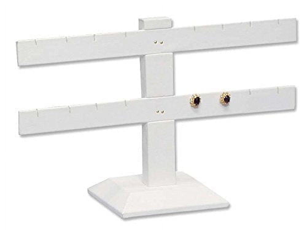 JewelrySupply White Earring Stand T-Bar 8-Pairs - Walmart.com