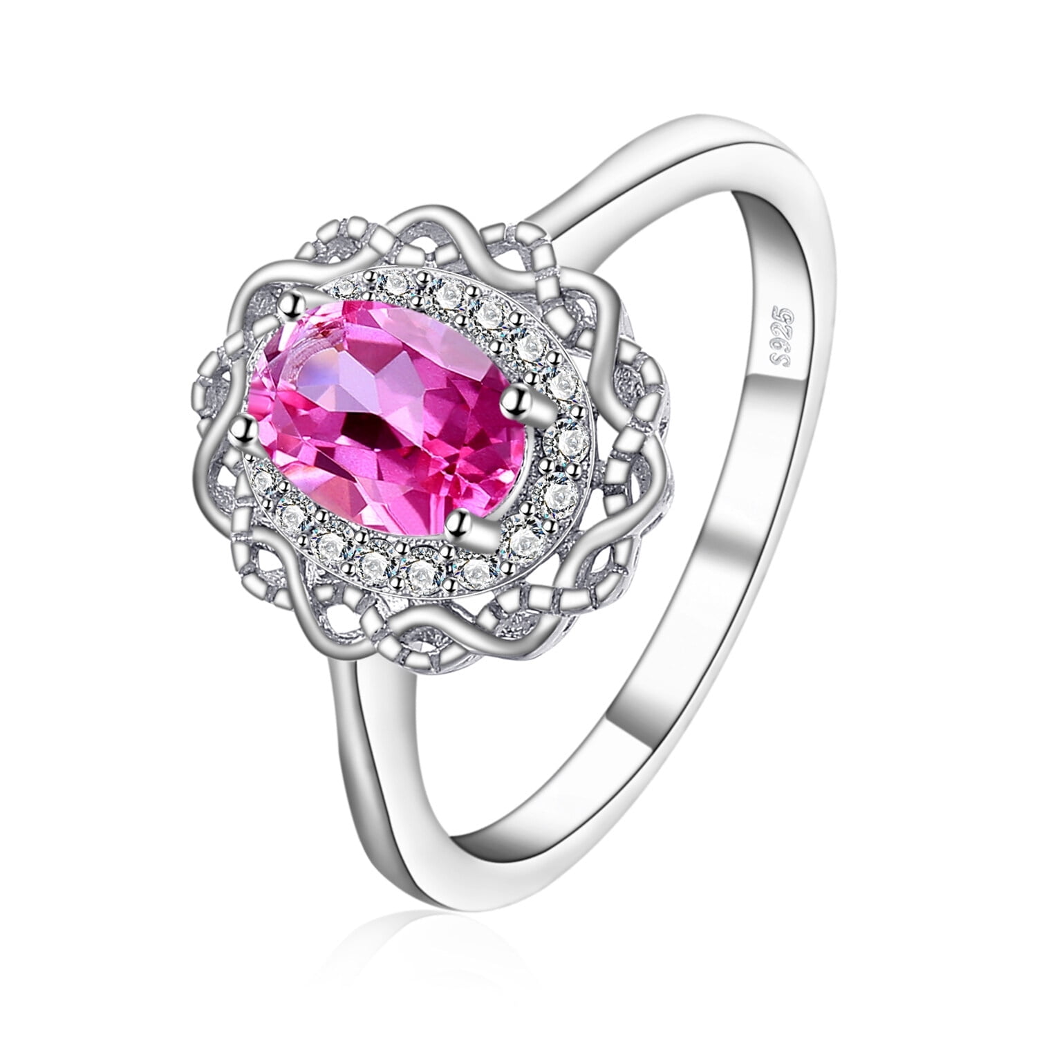 Jewelrypalace Gemstone Ring 925 Sterling Silver For Woman, Sky Blue ...