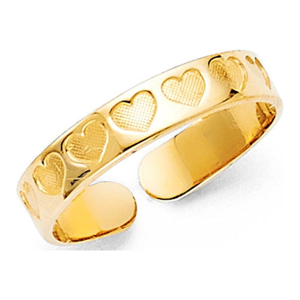 Jewels By Lux14K Yellow Gold Toe Ring Size 6 - Walmart.com