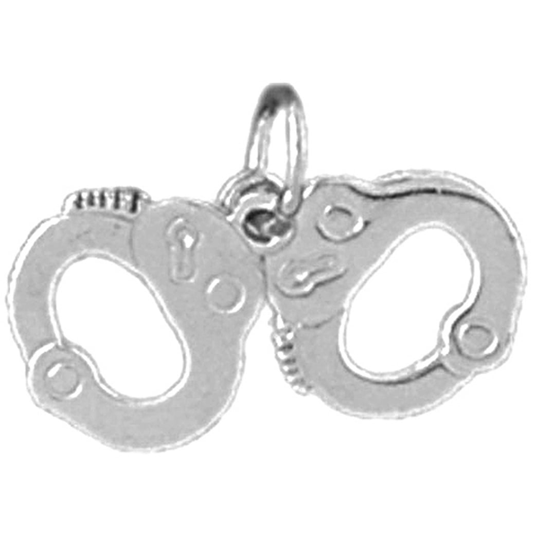 Jewels Obsession Sterling Silver Handcuffs Pendant - Walmart.com