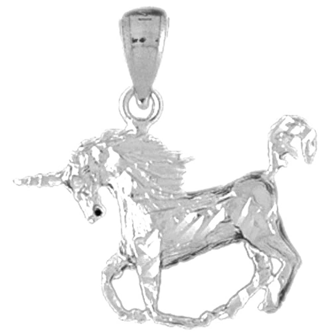 Jewels Obsession Sterling Silver Unicorn Pendant - Walmart.com