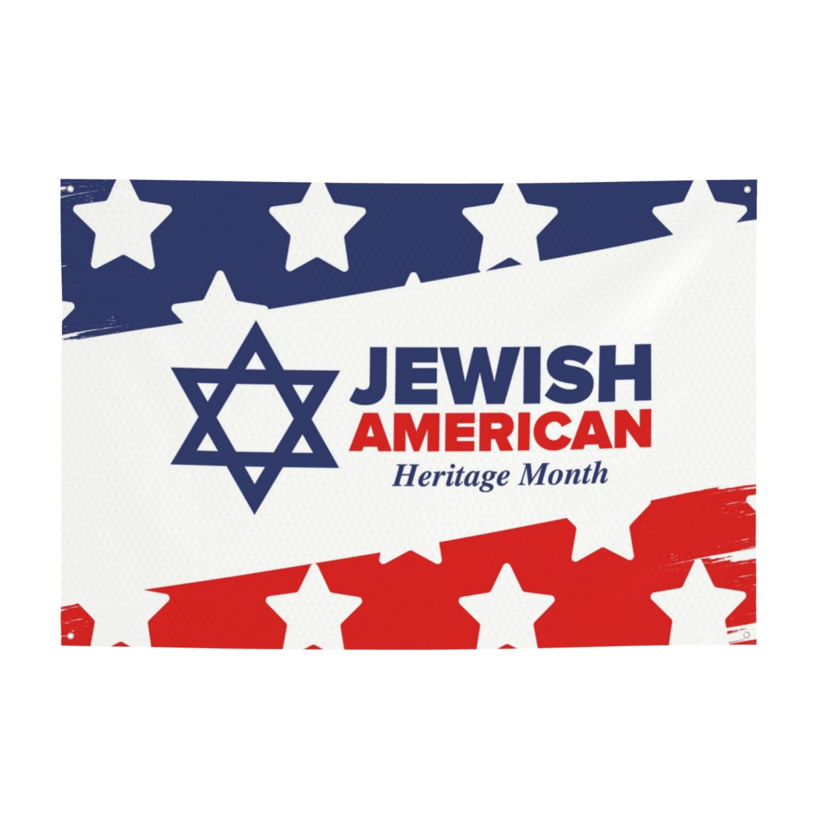 Jewish American Heritage Month Banner Backdrop Porch Sign 47 x 71 ...