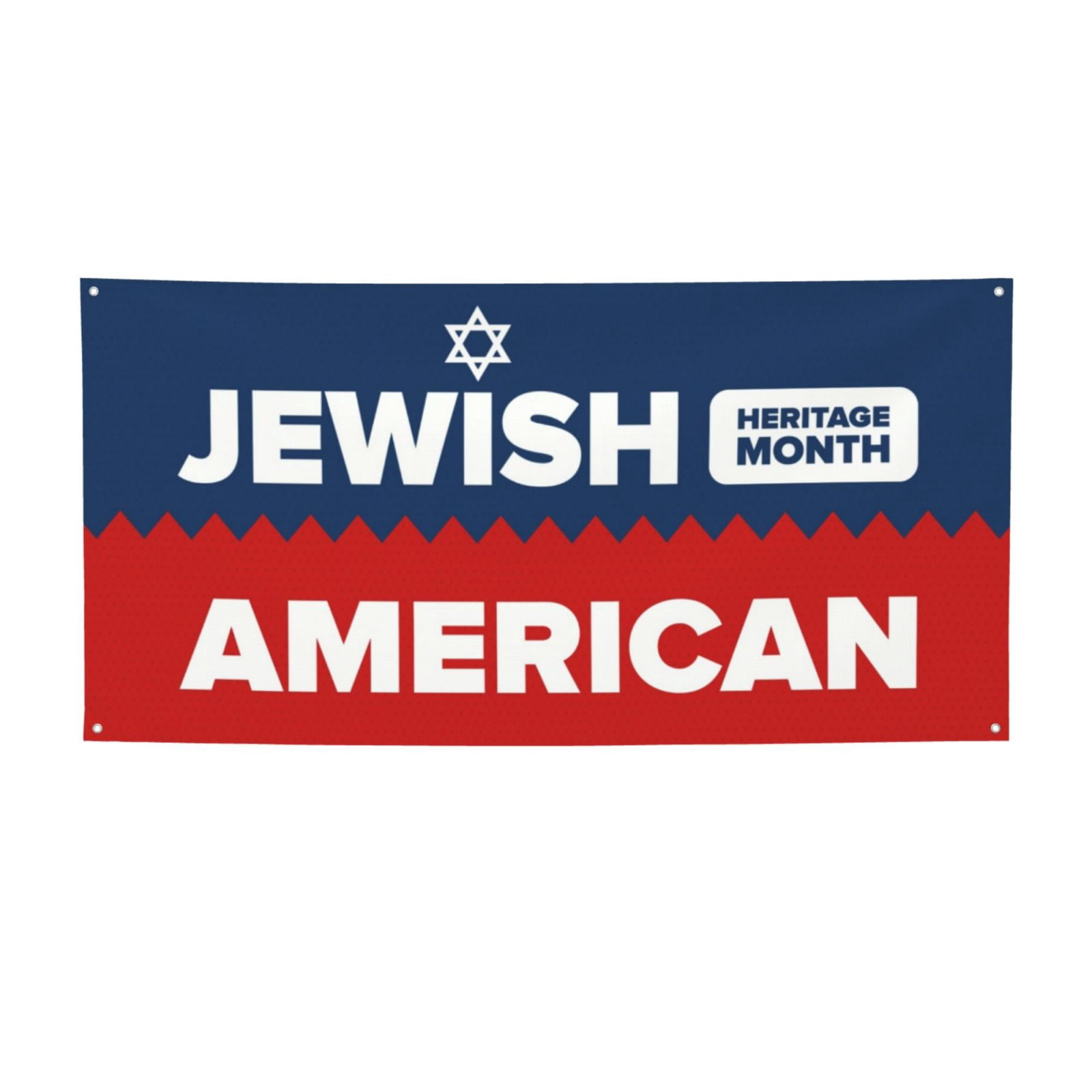 Jewish American Heritage Month Banner Backdrop Porch Sign Small Holiday ...