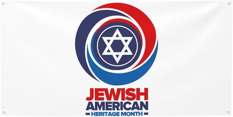 Jewish American Heritage Month Banner Porch Sign Small Photography ...
