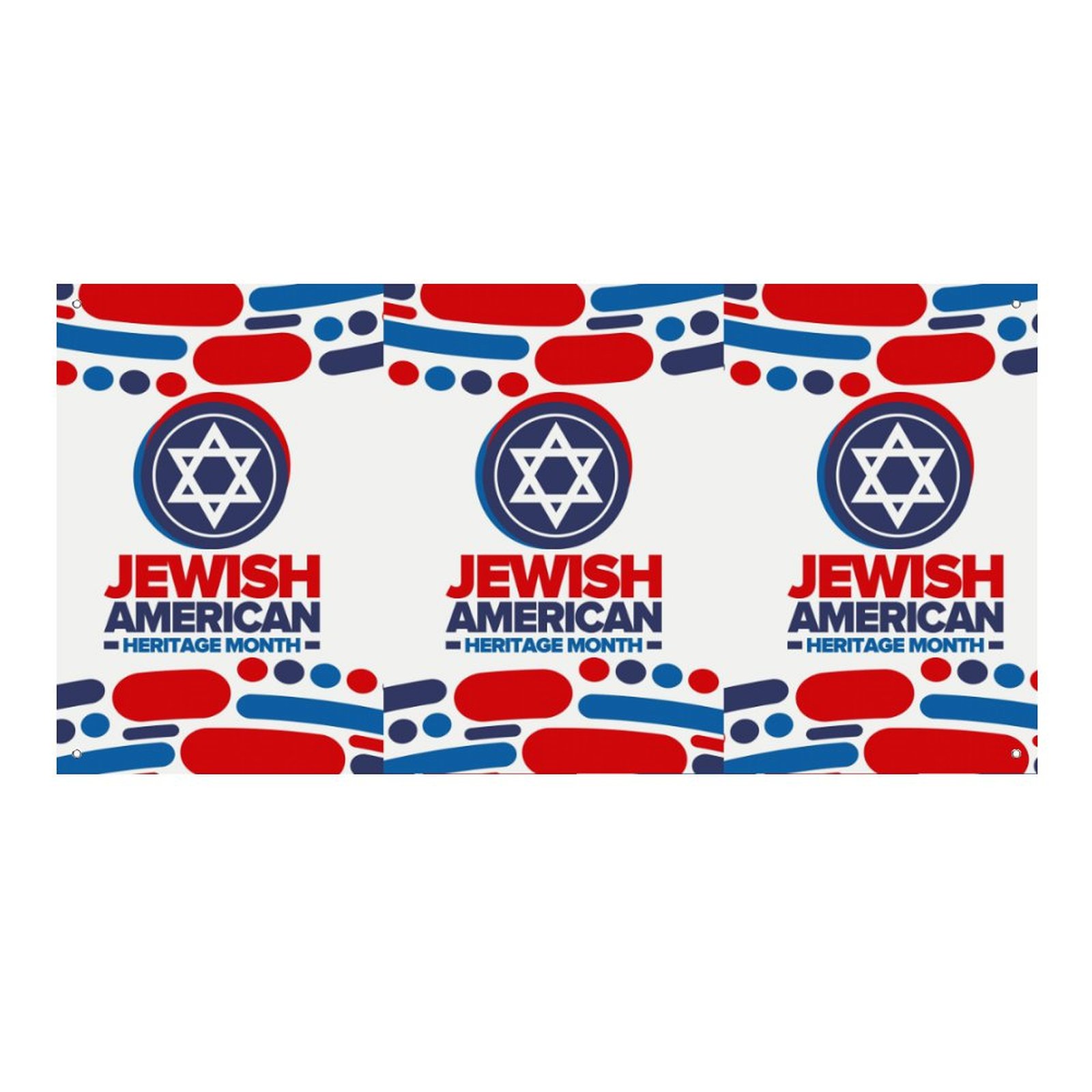 Jewish American Heritage Month Banners Flag Hanging Backdrop Sign Wall ...