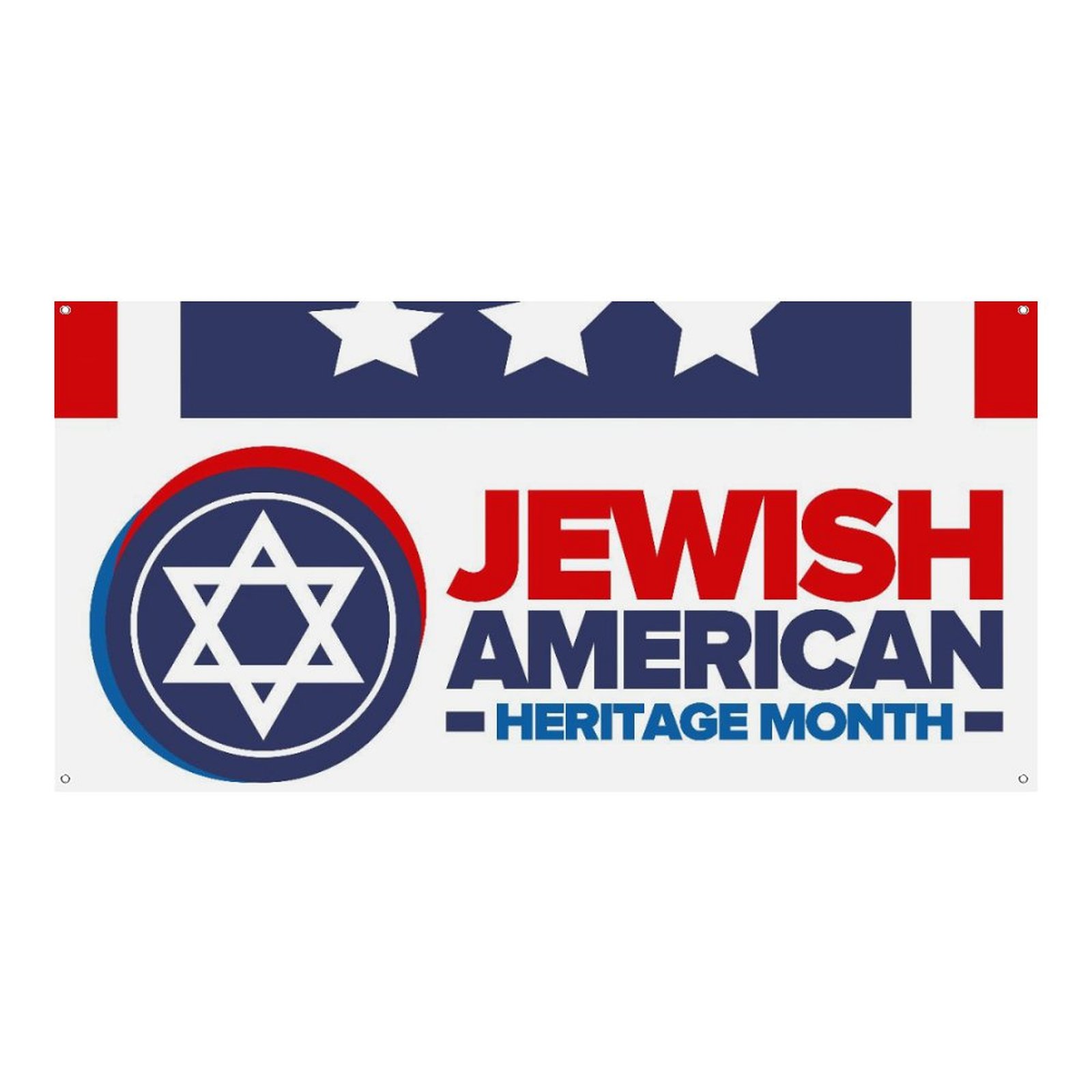 Jewish American Heritage Month Banners Flag Hanging Backdrop Sign Wall ...