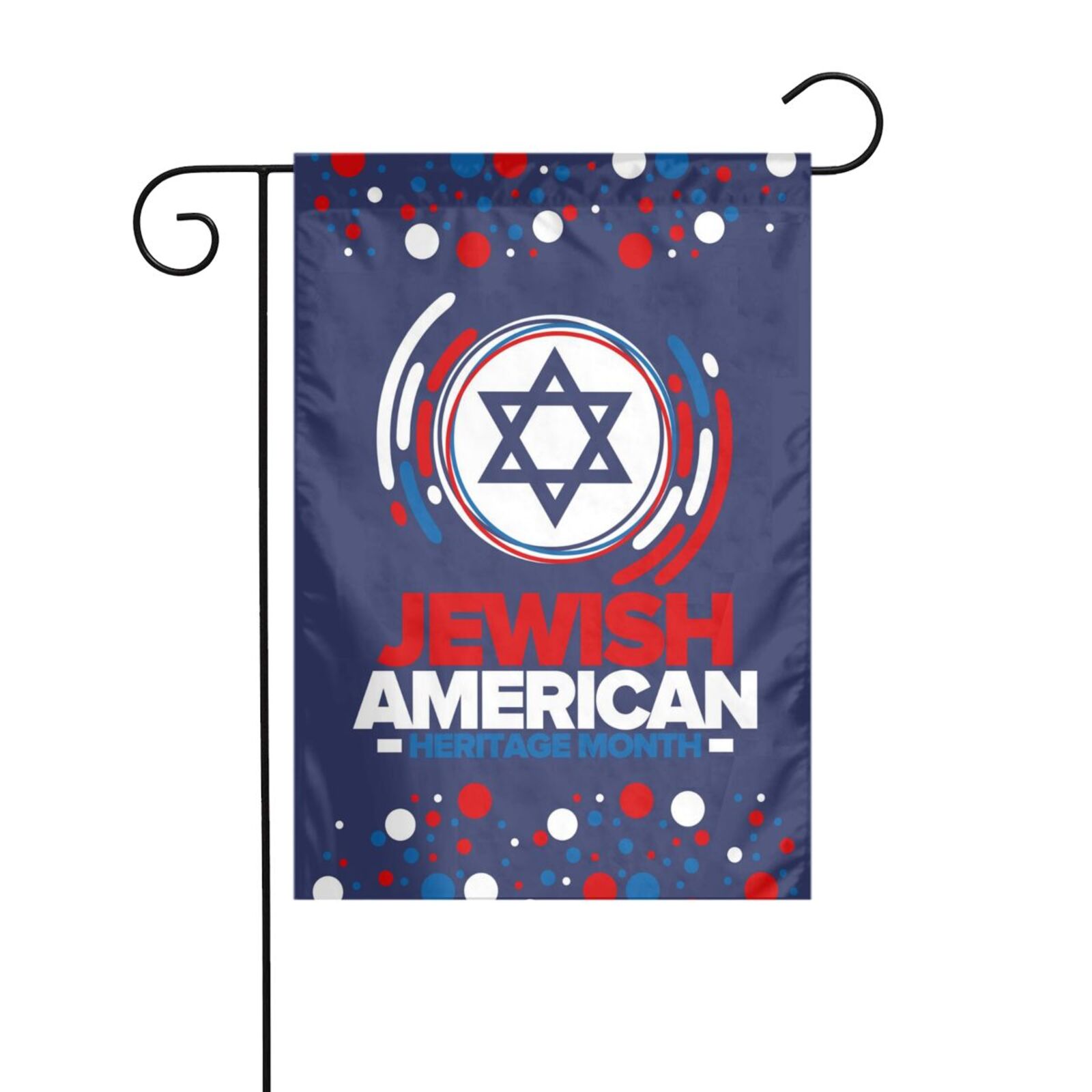 Jewish American Heritage Month Garden Flag Double Sided Yard Banner ...