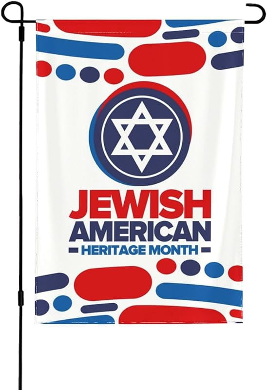 Jewish American Heritage Month Garden Flags 28 x 40 Inches Double-Sided ...