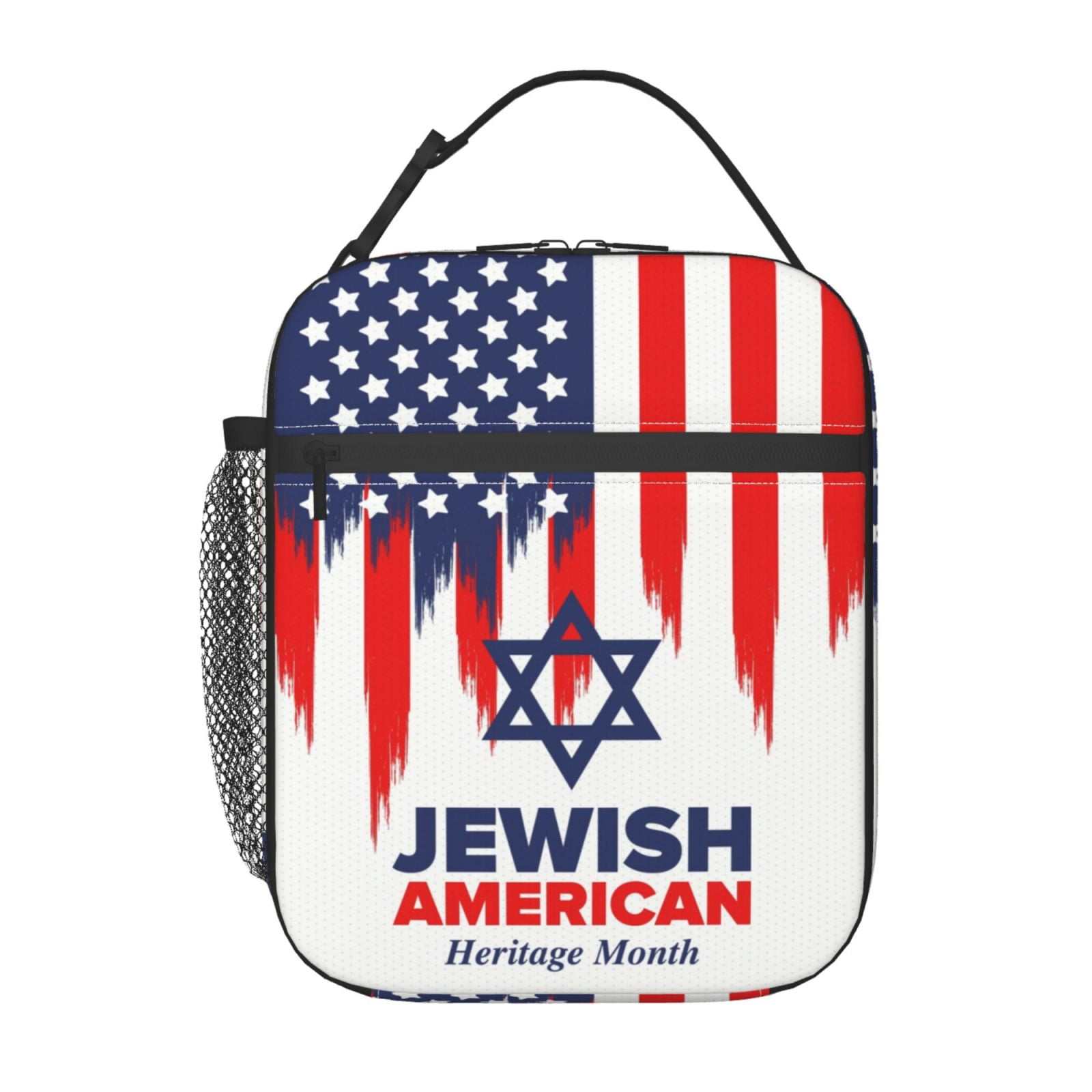 Jewish American Heritage Month Portable Lunch Bag Reusable Insulated ...